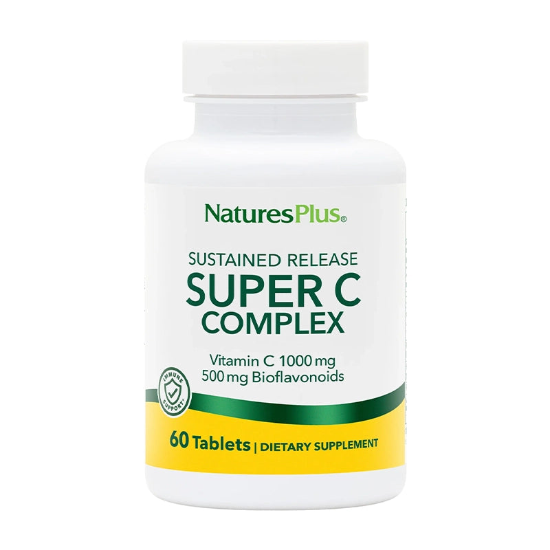 Super C Complex 1000 mg Vitamine C Libération Prolongée - Nature's Plus ...