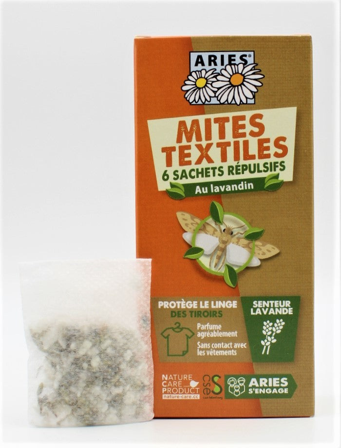 Sachets Répulsifs mites textiles à la lavande - Aries – Herboristerie ...